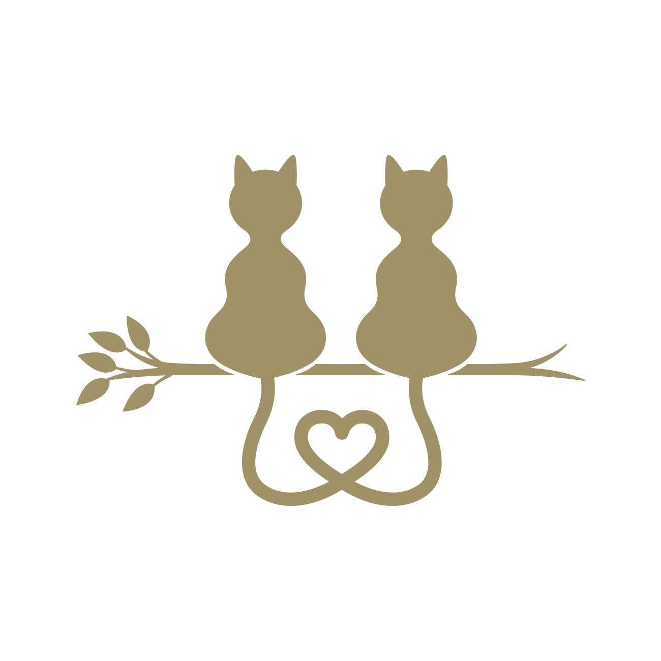 Love of Cats Sticker Decal Die Cut - Self Adhesive Vinyl - Weatherproof ...