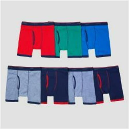Hanes 00090563683833 Boys Red Label Ringer Boxer Briefs, Pack of 7 ...