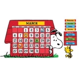 Eureka Peanuts Classroom Decorations: Snoopy Themed Calendar Bulletin ...