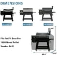 Elf Grill Grill Cover for Pit Boss Pro Series Elite 1600 Wood Pellet ...