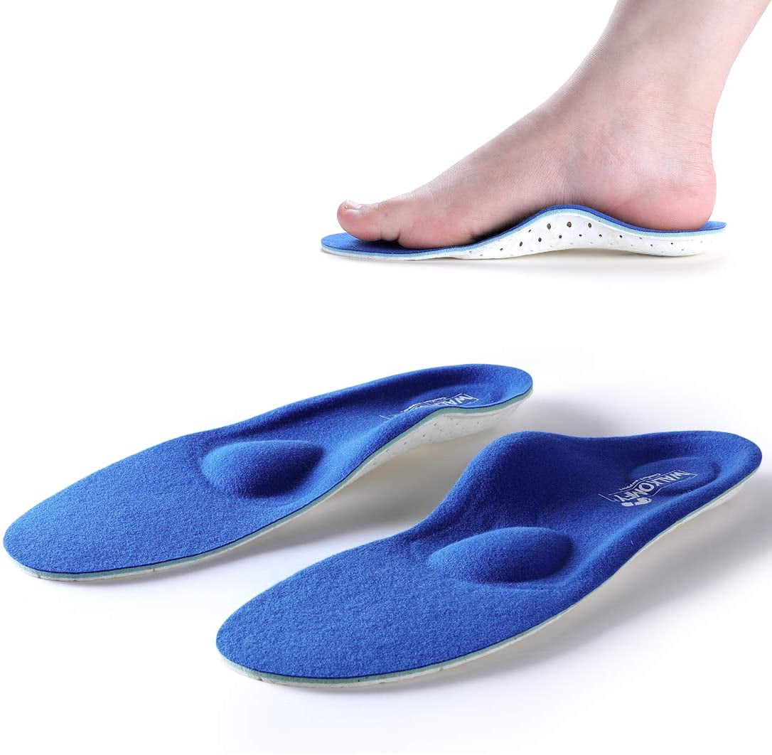 Walkomfy Full Length Orthotic Inserts Arch Support Insole, Insert for ...