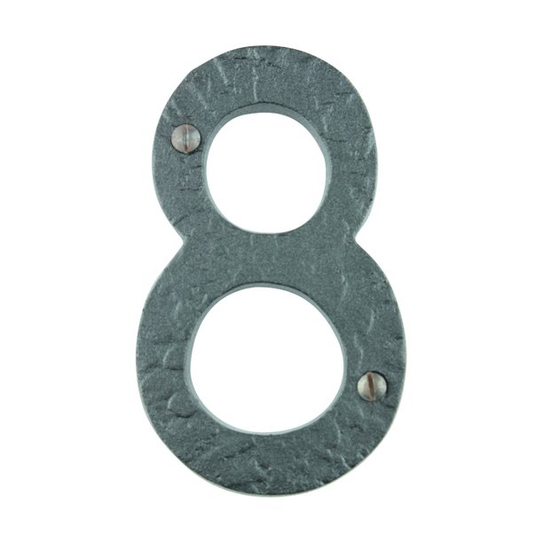 Number "8" House Number Black Wrought Iron 4"H | Renovator's Supply ...