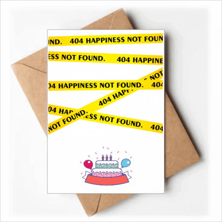 Yellow Line Lost Scene Art Deco Fashion Happy Birthday Greeting Cards ...