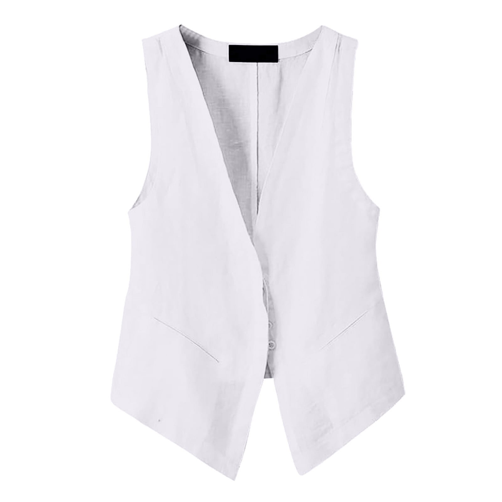 Click here for Visit The Apexora Store Womens Linen Vest Tops - S... prices