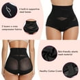 Vaslanda Women Butt Lifter Shapewear Hi Waist Double Tummy Control