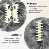 Messy Bun Hair Piece Claw Clip Curly Wavy Hair Buns Tousled Updo Hair ...