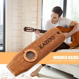Lotpreco Wood KAZOO with Five Membrane Flute Diaphragm Mouth Kazoos ...
