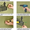 1 pc Fashion Iron Medal Hanger Holder Display Wall Rack 3 Lines with ...