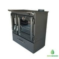 Multifunctional Wood Burning Cast Iron Stove with Oven 3D Box, Cooking ...
