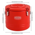 TFCFL 31.7QT Portable Insulated Food Carrier Hot Cold Food Warmer Ice ...