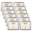 8.5x11 Silver Glass Picture Frame Set of 4, For Certificates/Documents ...