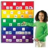 Learning Resources Rainbow Pocket Chart, 33-1/2 L x 42 H Inches ...