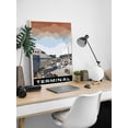 Affixzi Terminal Map Poster, Unframed Canvas 8x12in - Walmart.com