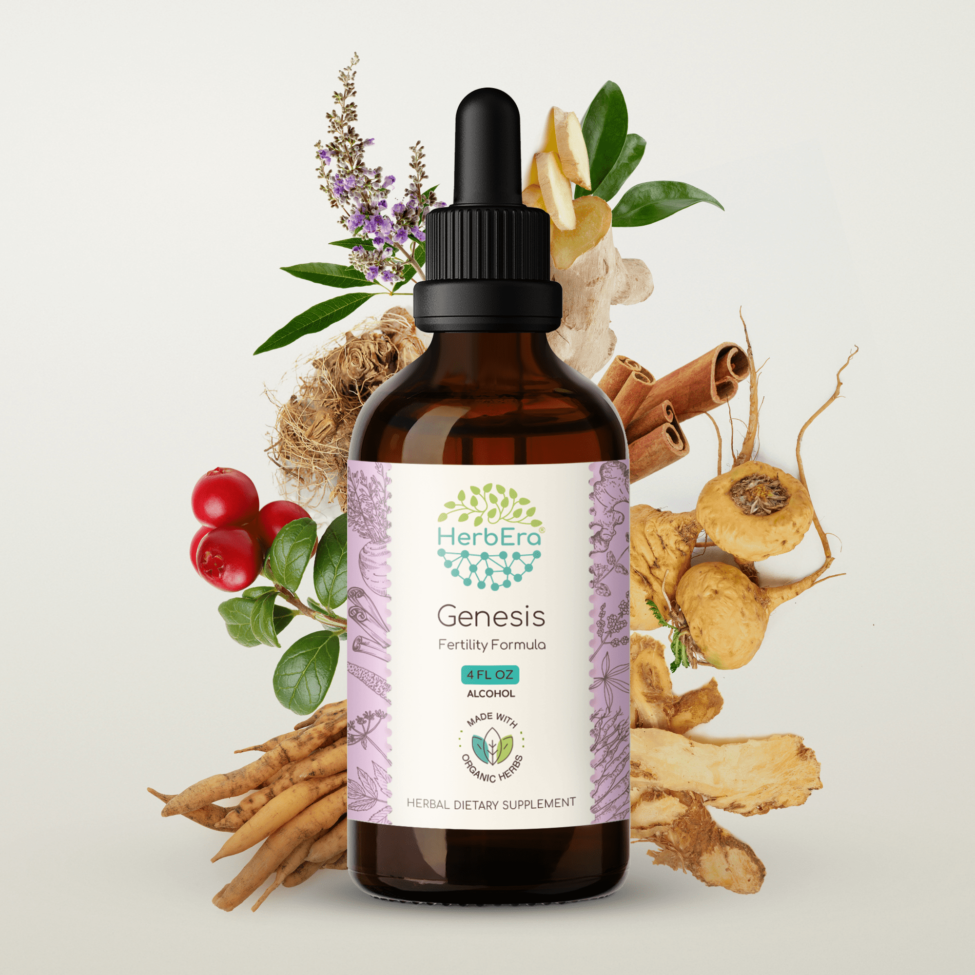 Genesis Alcohol Extract Tincture. Fertility Formula 4 oz - Walmart.com