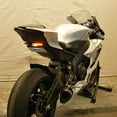 New Rage Cycles Yamaha R6 Fender Eliminator Kit, Black Aluminum, LED ...