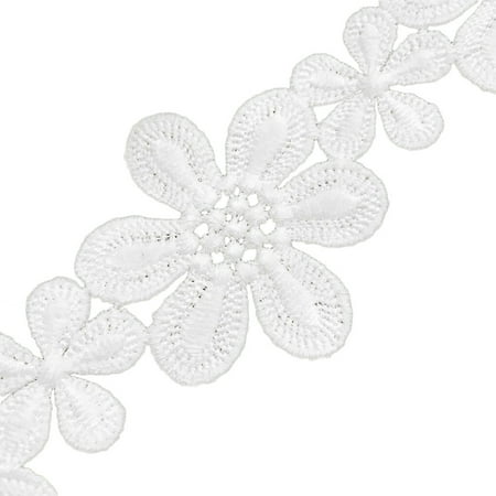 juguse Handmade Lace Trim Patchwork Snowflake Water Soluble Lace Ribbon ...