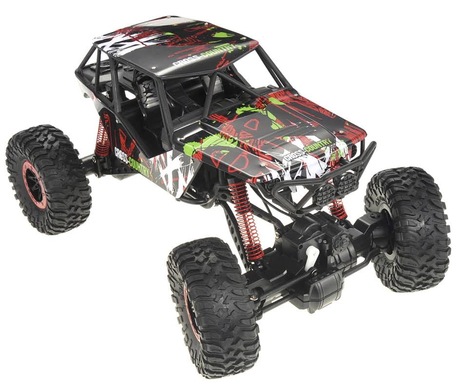 Wonder Wheels 1:10 RC Remote Control 2.4G 4WD Rally Rock Crawler Car ...