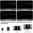 100% Blackout Window Curtains 108 inches Long 2 Panels Set, Faux Linen ...