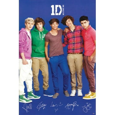 One Direction Poster Amazing Group Shot - Burgundy BBG New 24x36 ...