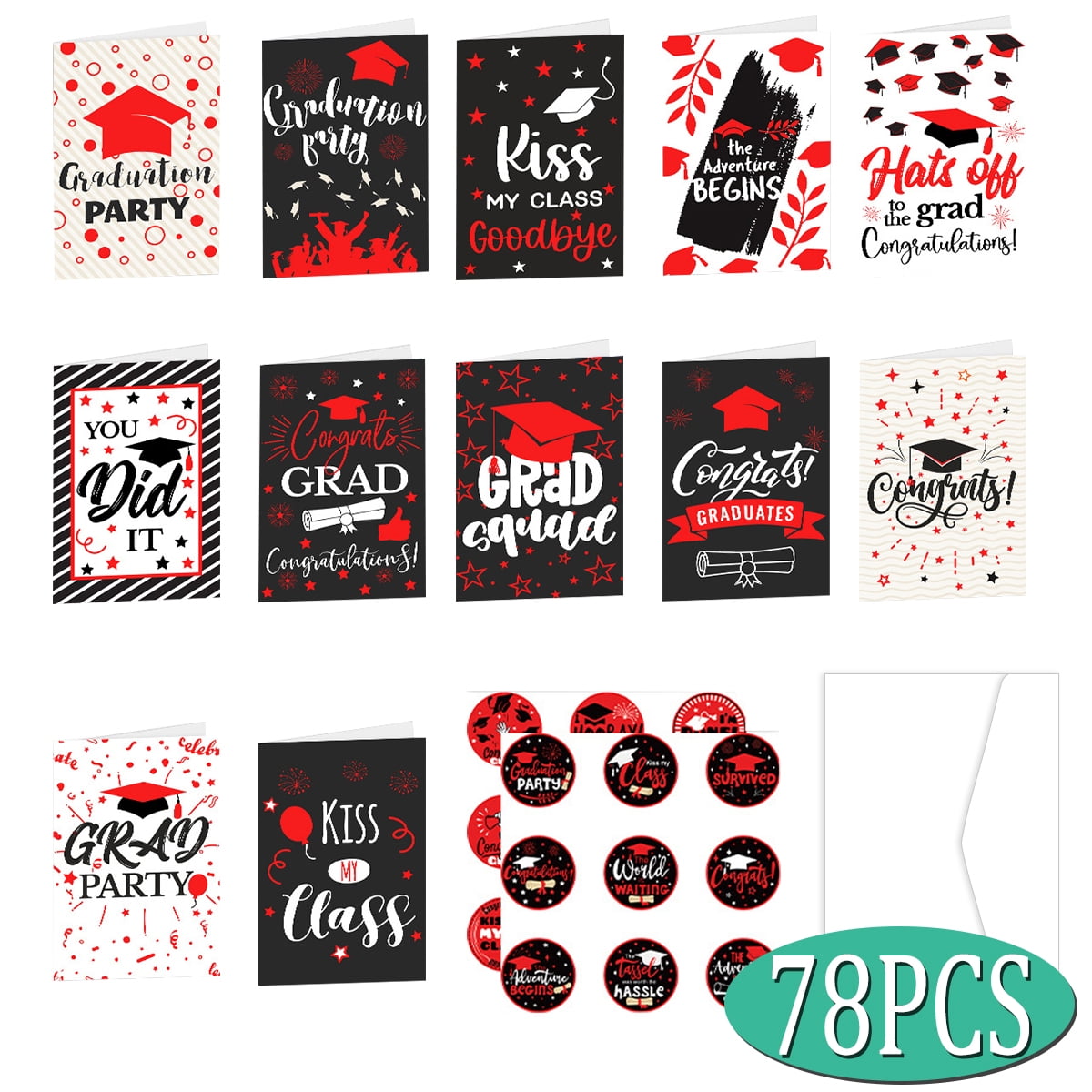 Tarjetas de graduación para regalo de graduación, tarjetas de ...