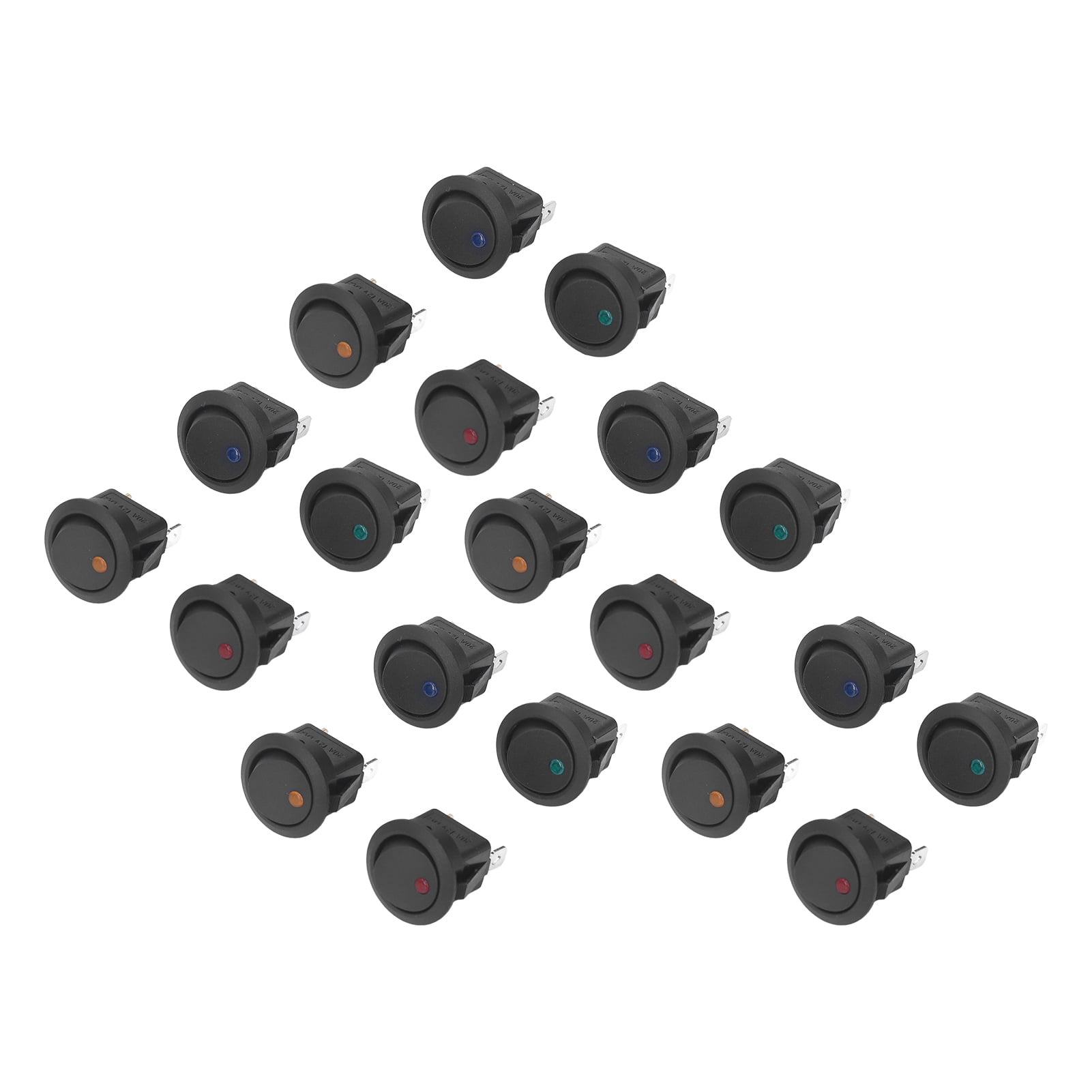 Click here for Gashomeca Round Rocker Switch V 20pcs 12v Round Ro... prices