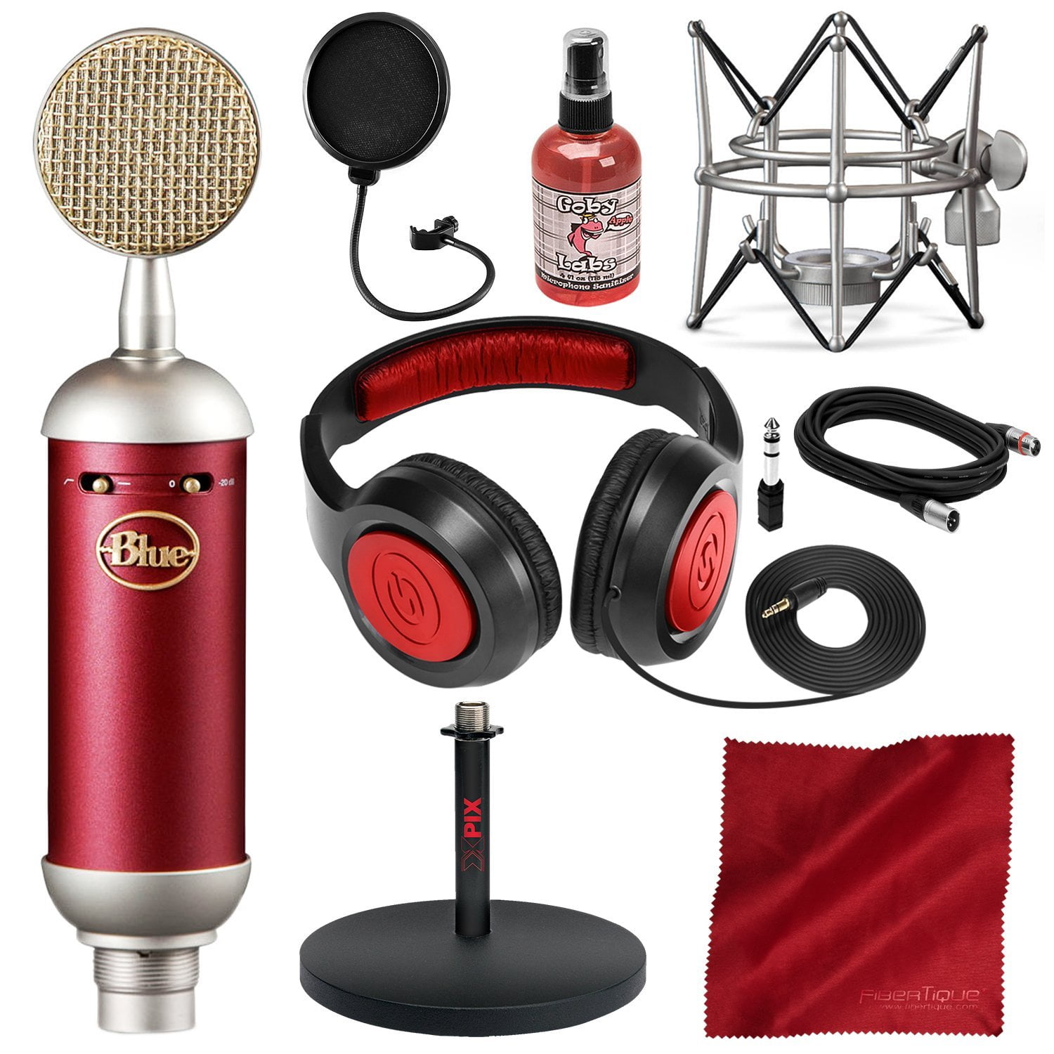 Blue Spark SL Large-Diaphragm Studio Condenser Microphone with Xpix ...