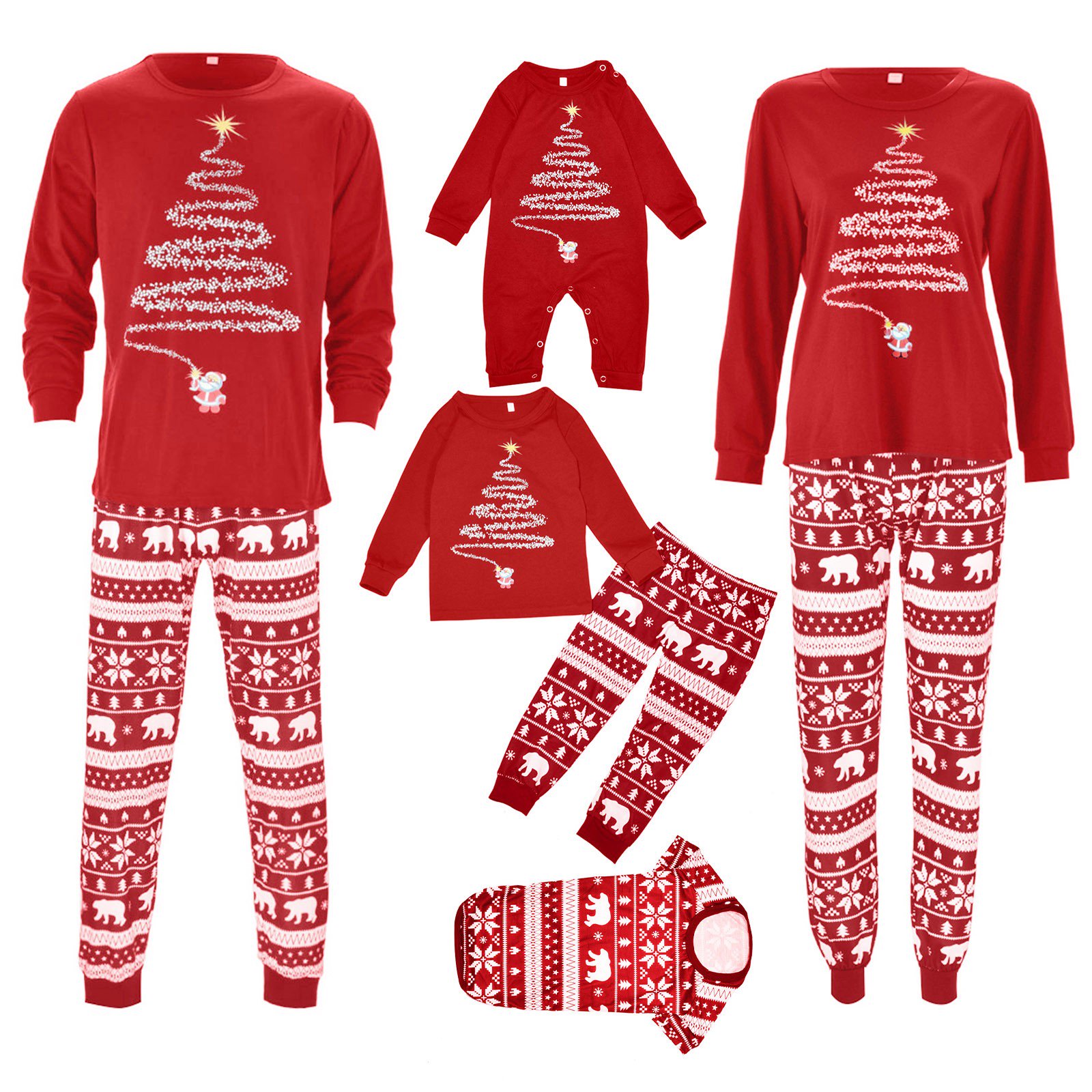 Click here for Wenxiaoo Matching Christmas Pajamas For Family Cut... prices