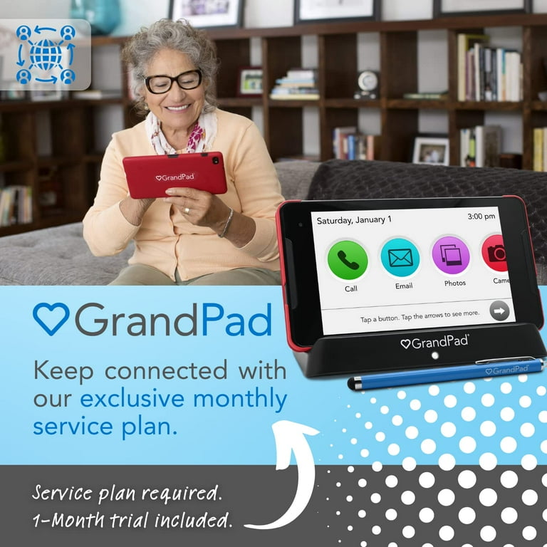 GrandPad: Tablet For Elderly (Best Easy To Use Tablet For, 44% OFF