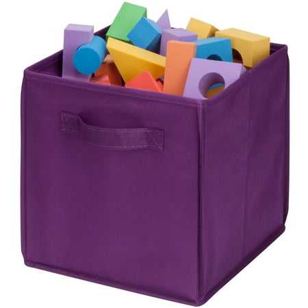 Folding Storage Cube 10.6""X10.6""X11.4""-Purple | Walmart Canada