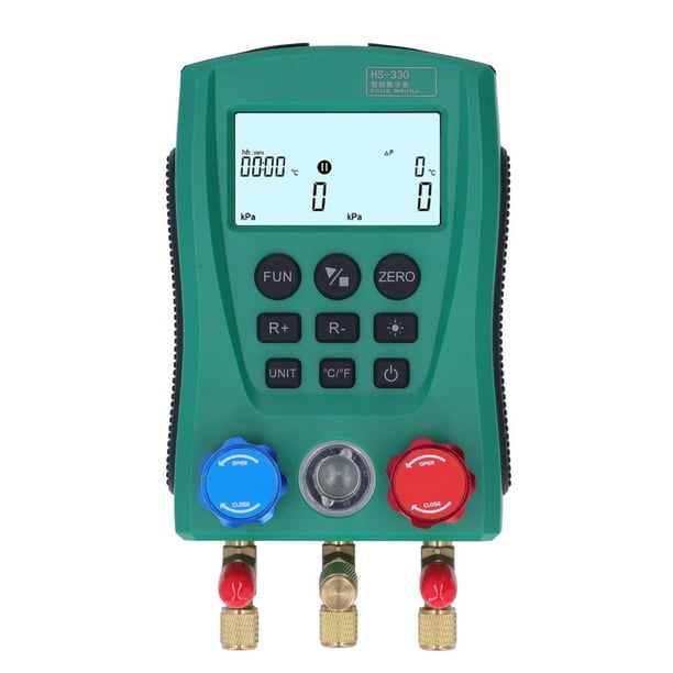Digital Manifold Gauge,Digital Manifold Gauge Aluminum Refrigerant ...