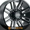 20" Black With Natural Accents Apocalypse 236 Wheel by Ultra Wheel 236 ...