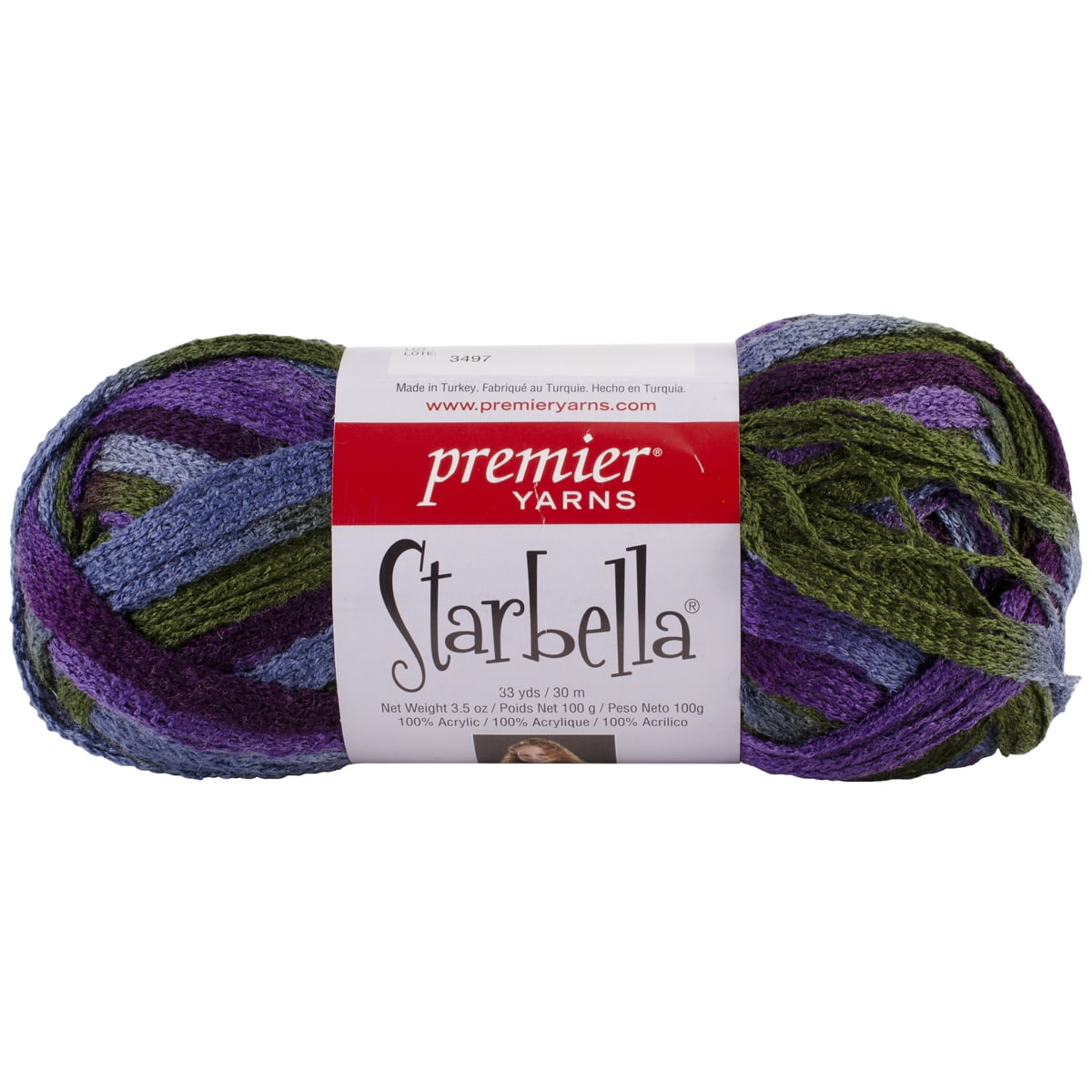 Starbella Yarn, Purple Rain - Walmart.com