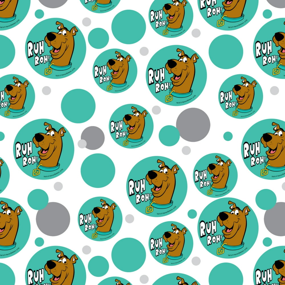 Scooby-Doo Ruh Roh Premium Gift Wrap Wrapping Paper Roll - Walmart.com ...