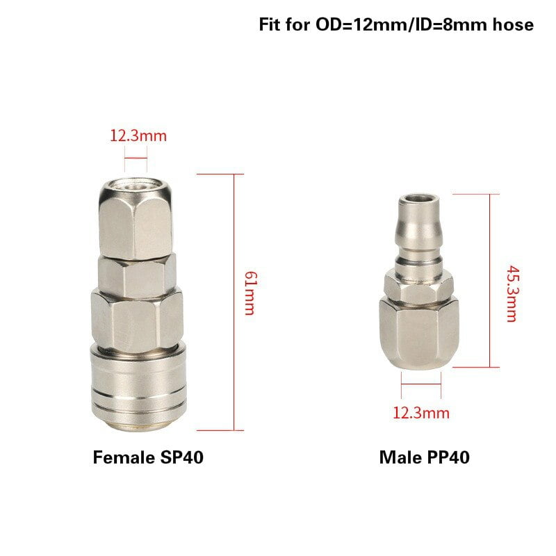High Pressure Coupling C type Pneumatic Fitting Connectors Stainless ...