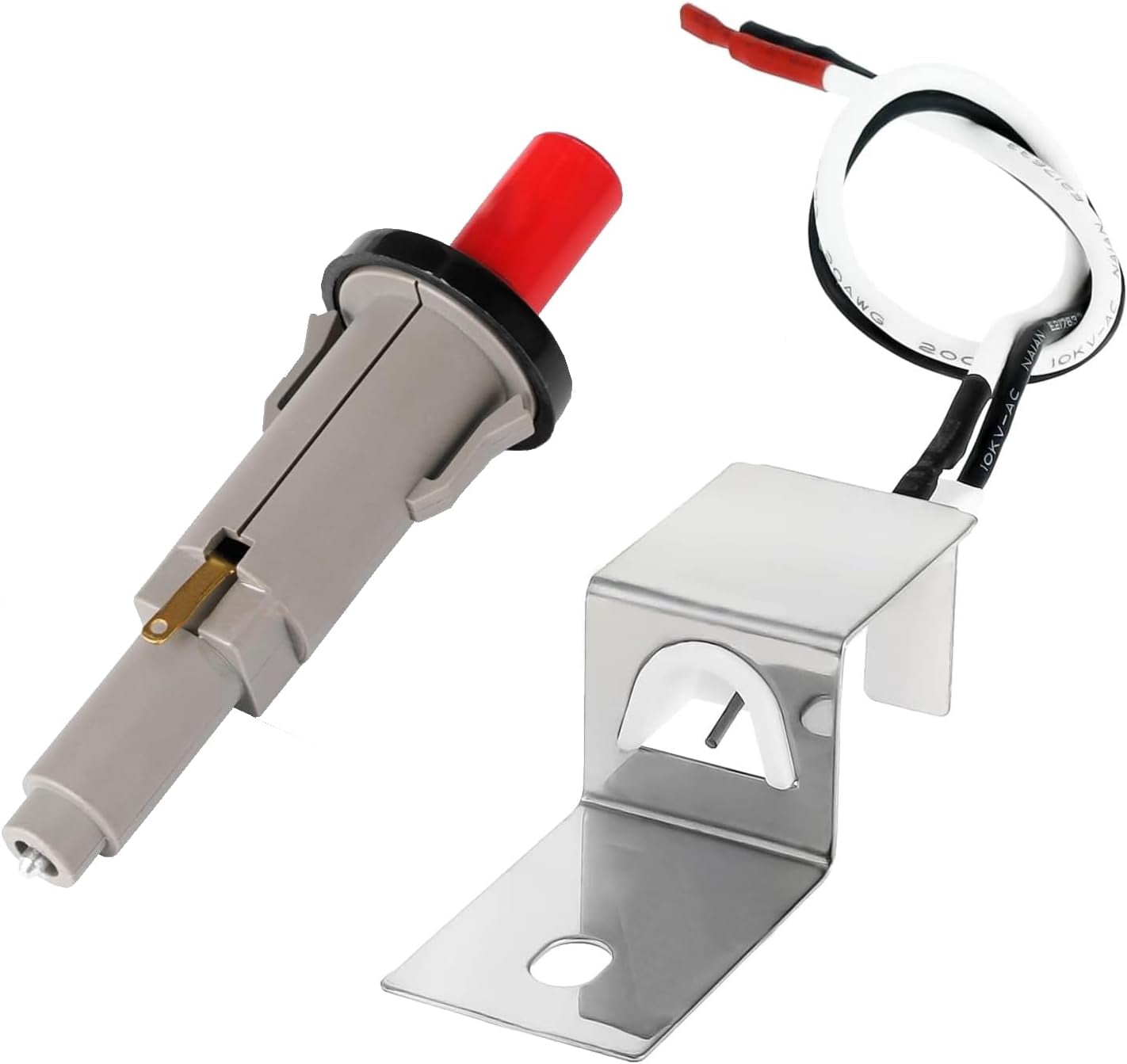 SHIQI-Push Button Piezo Grill Igniter Kit Replacement for Weber Q100 ...