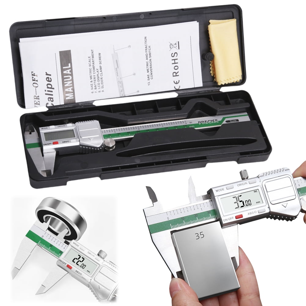 Digital Vernier Electronic Caliper Calibrador Herramienta Medición La ...