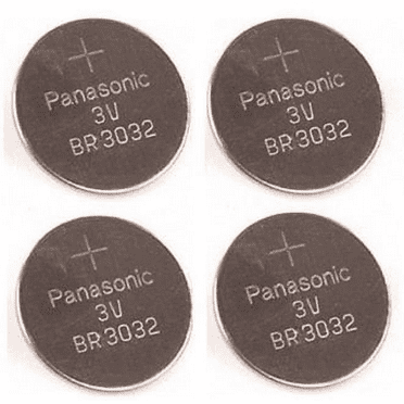 Panasonic Lithium Button Cell BR3032 3V Battery Pack of 3 High Energy ...