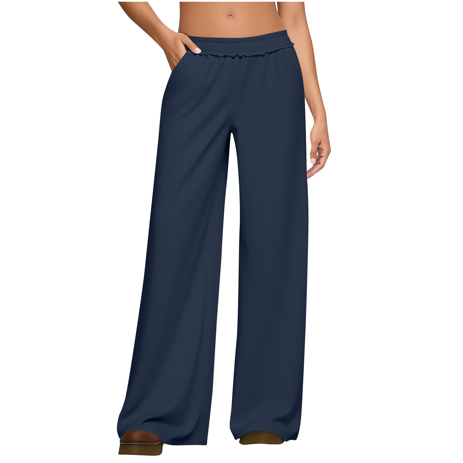 Click here for Haiming Womens Wide Leg Sweatpants Casual Loose El... prices