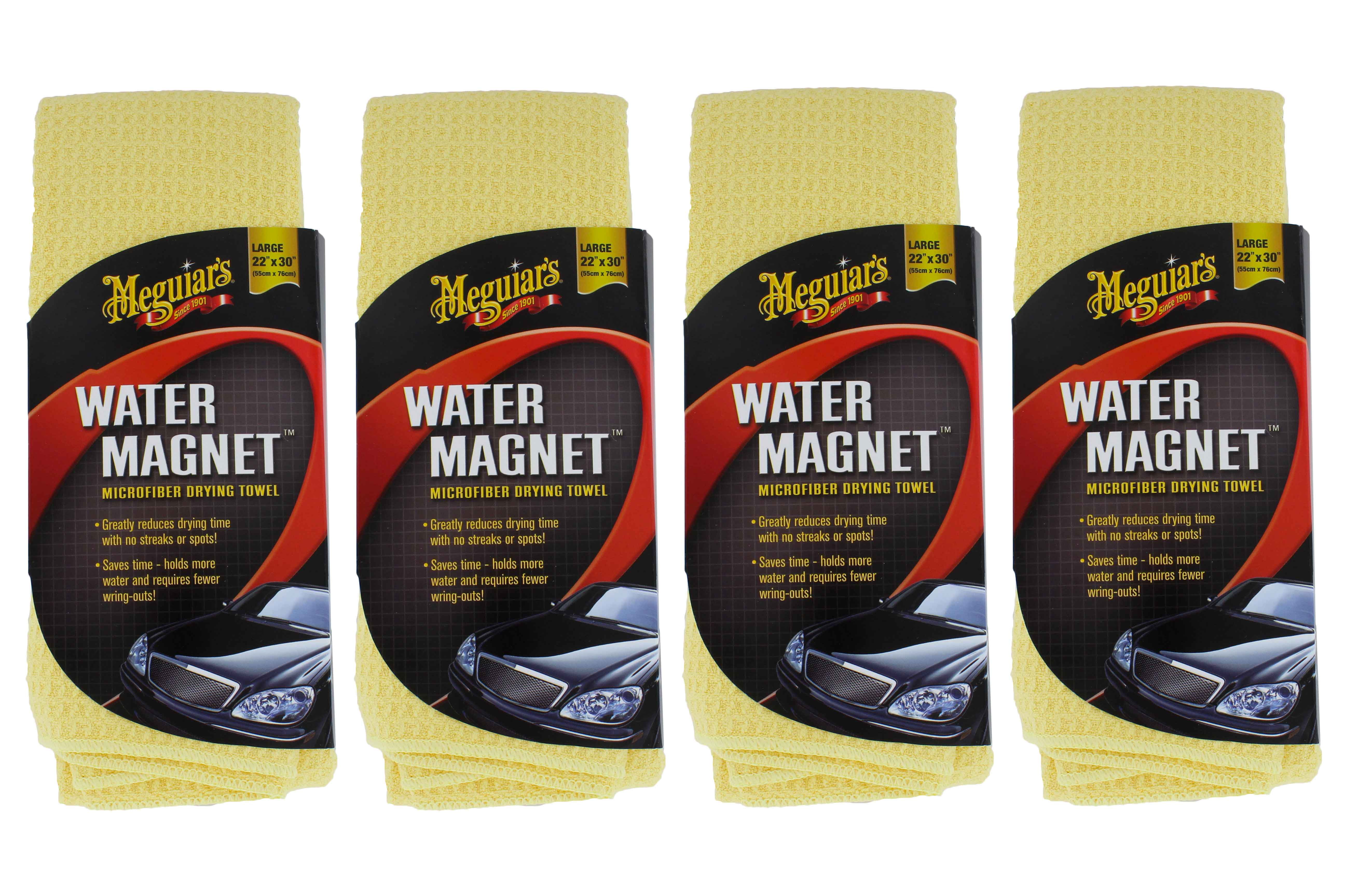 Meguiars X2000 Water Magnet Microfiber Drying Towel (4 Pack) - Walmart.com