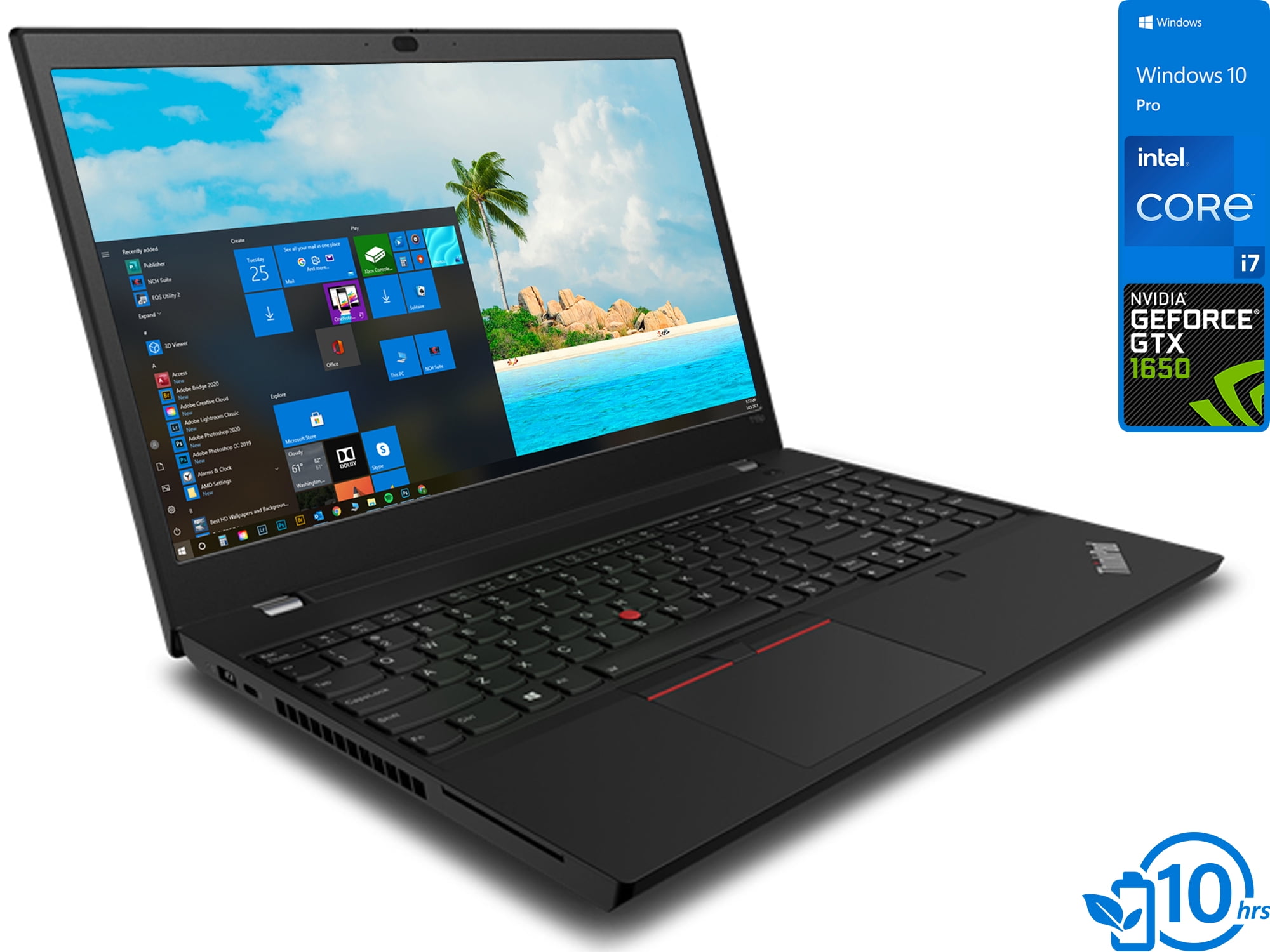 Lenovo ThinkPad T15p Gaming Laptop, 15.6" IPS FHD Display, Intel Core ...