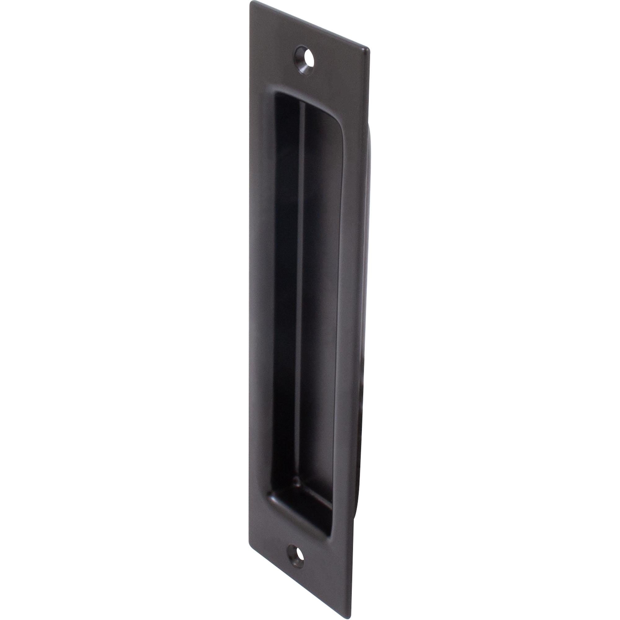 Sliding Door Flush Pull, 8 Inches, Matte Black by Stone Harbor Hardware ...