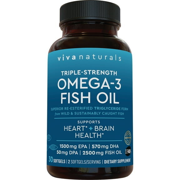 KIRKLAND Concentrated Fish Oil 1000 mg, 400 Softgels, Omega-3 EPA and ...