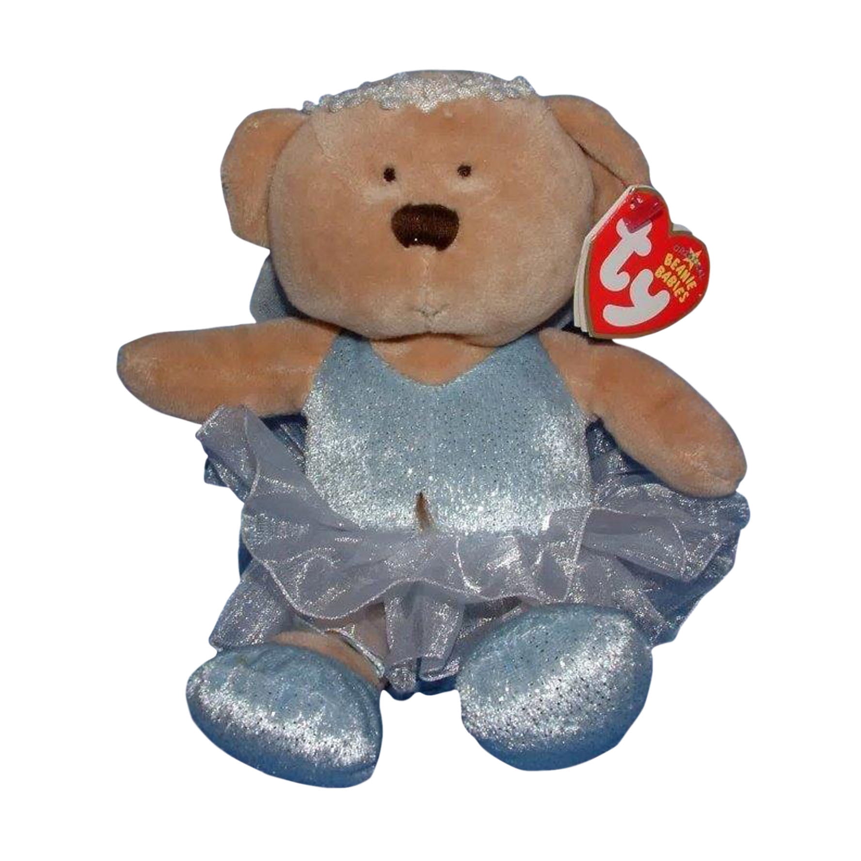 Ty Beanie Baby: Fairydust the Bear | Stuffed Animal | MWMT's - Walmart.com
