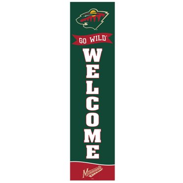 Minnesota Wild Mascot 18'' Round Slimline Illuminated Wall Sign ...