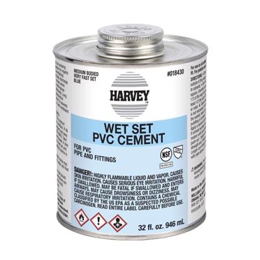 16 oz Pete Clear Solvent Cement for PVC - Walmart.com