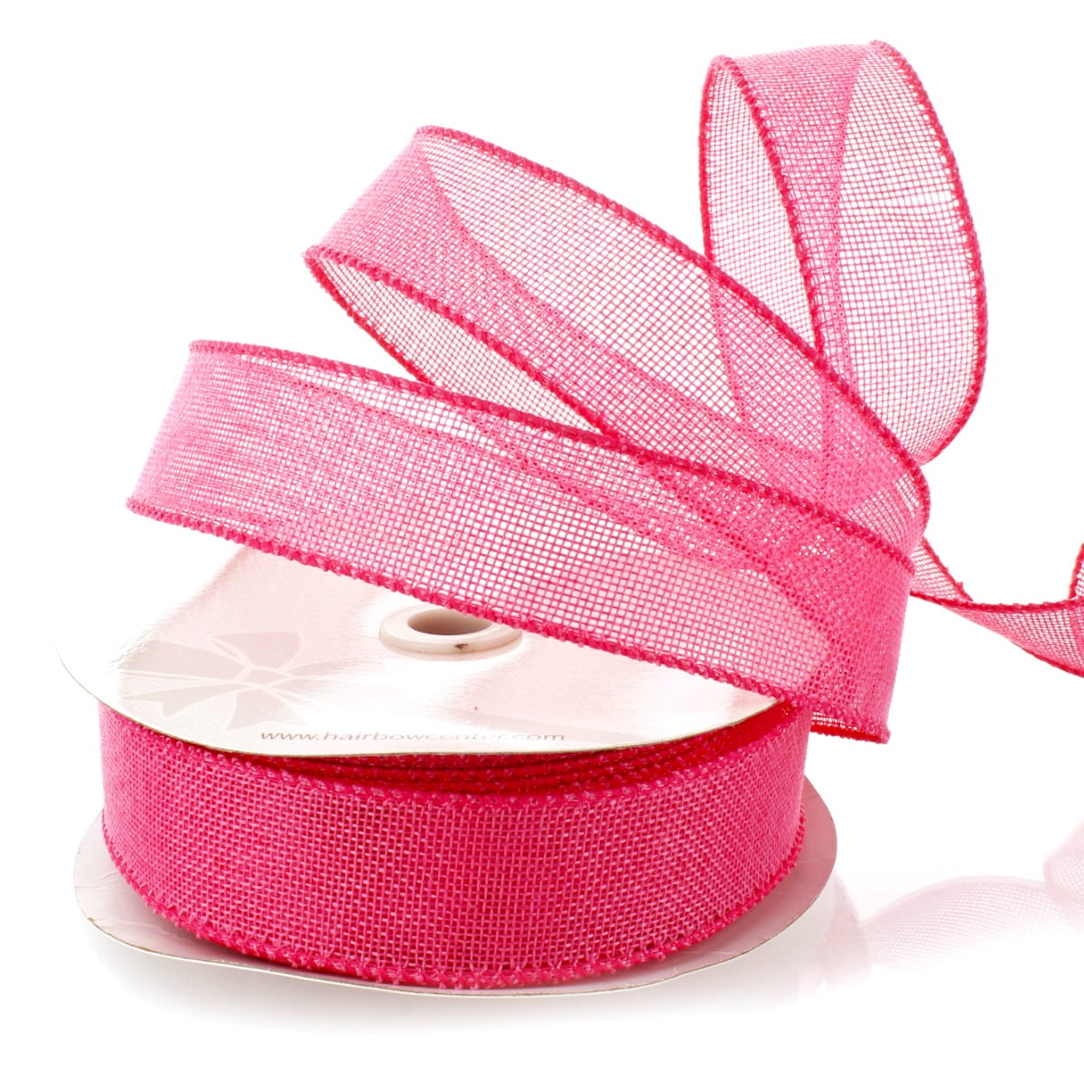 Ribbon Traditions 1.5" Wired Burlap Ribbon Hot Pink 10 Yards - Walmart.com