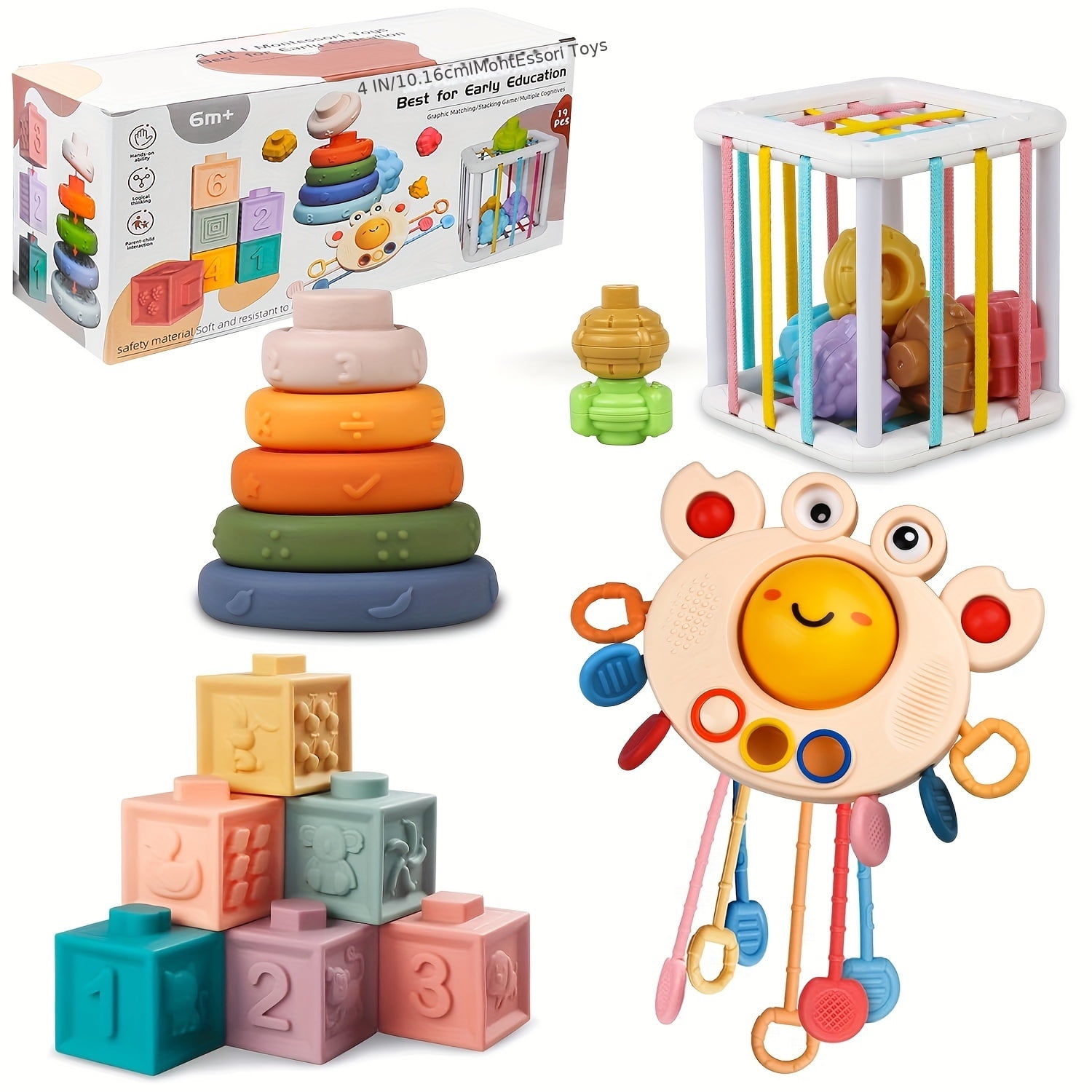 Click here for Grm 4 In 1 Baby Toys Montessori Toys For Babies  S... prices