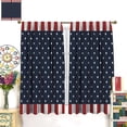 American Flag Curtains,Independence Day Patriotic Pentagram Theme Room ...