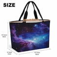 Blue Purple Black Sky Mesh Beach Bag for Women Men,Large Beach Tote ...