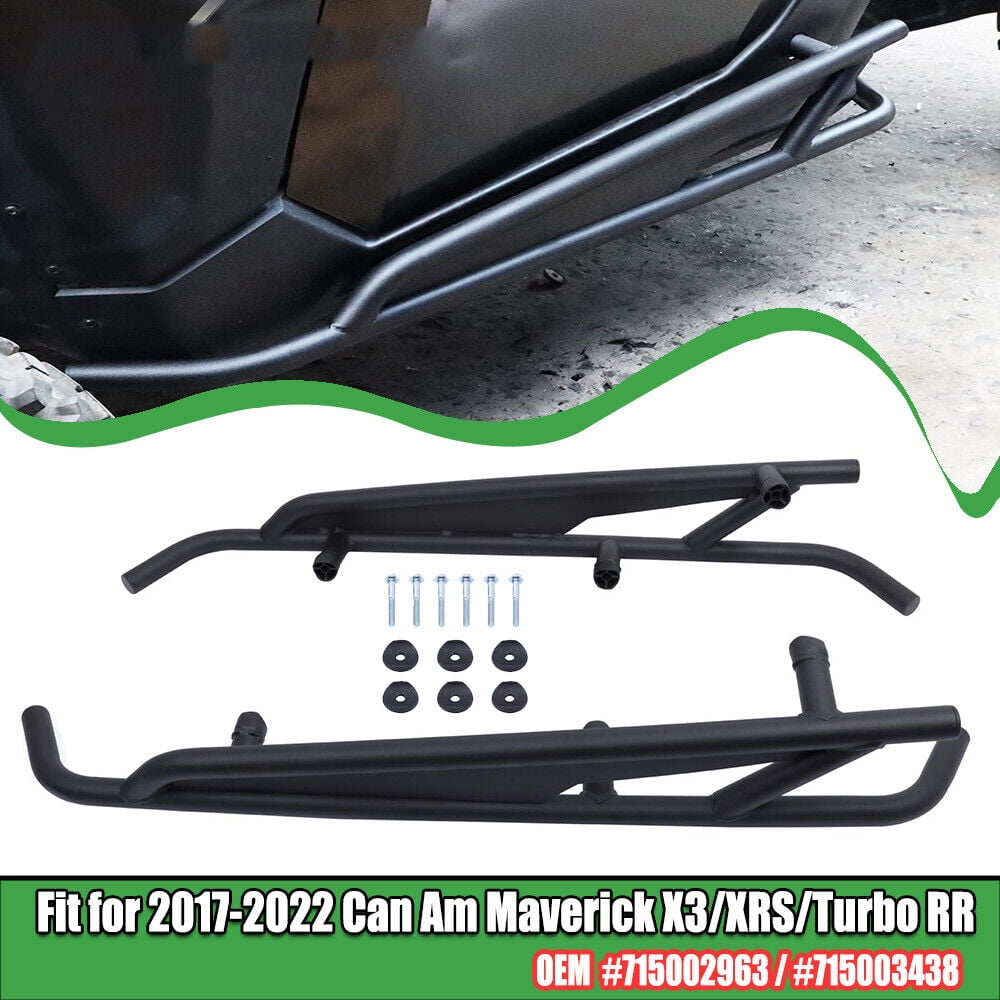 ELITEWILL Rock Sliders Side Nerf Bars Tree Kicker For 17-23 Maverick X3 ...